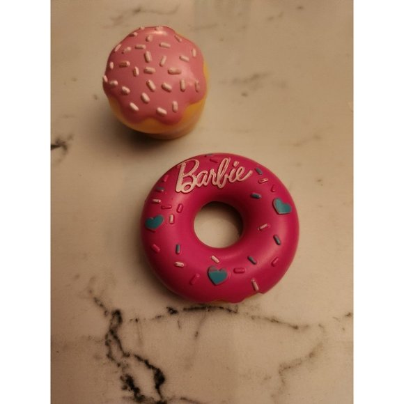 Barbie | Toys | Barbie Oversized Pink Frosted Doughnut Set | Poshmark